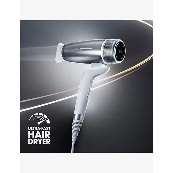 GHD Speed Hairdryer - Silver White