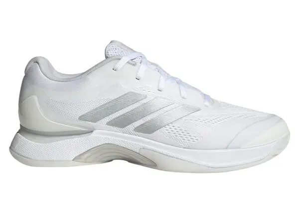 Adidas Avacourt 3 Athletic Sneakers - Cloud White/silver Metallic/dash Grey