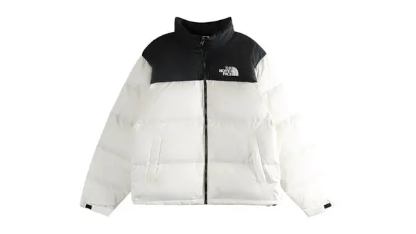 The North Face 1996 Retro Nuptse Jacket - White Dune/tnf Black