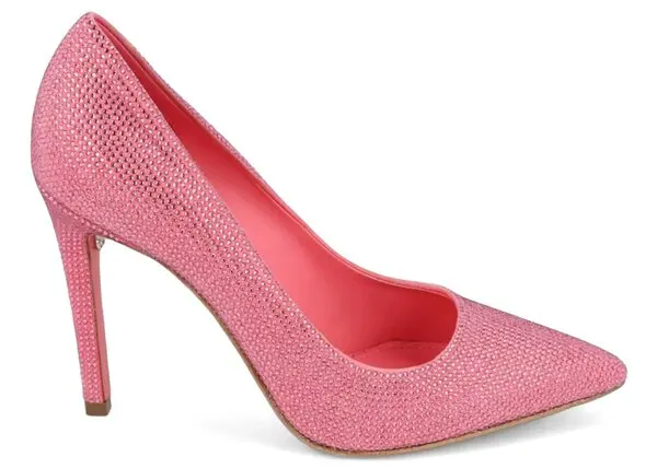 FERRAGAMO Ilary X5 Crystal Embellished Pumps - Light Pink