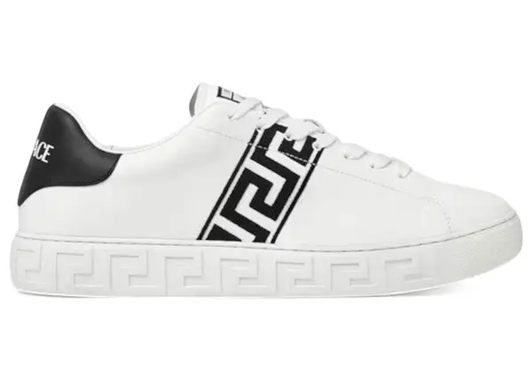 Versace Embroidered Grecain Sneakers