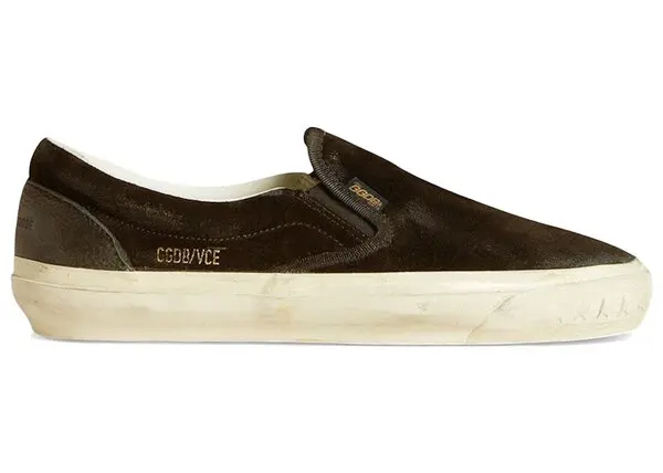 GOLDEN GOOSE Vce Penstar Suede Slip-on Sneakers