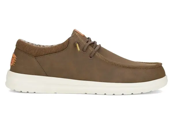 HEY DUDE Lace-up Loafer - Brown