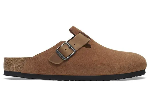 BIRKENSTOCK Boston Mixed Leather - Cognac