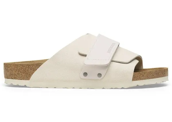 BIRKENSTOCK Kyoto Nubuck Suede - Antique White