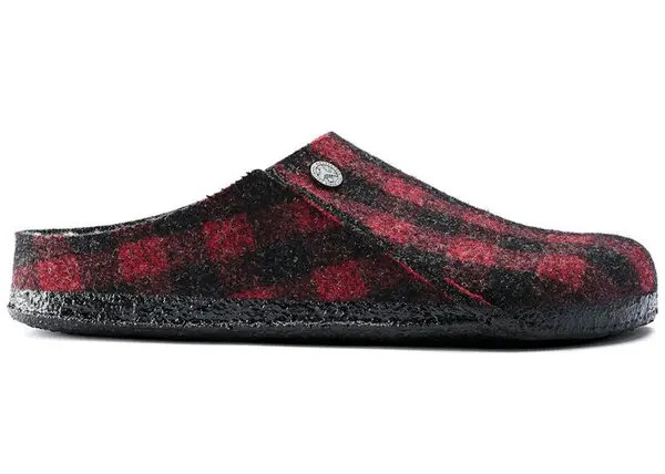 BIRKENSTOCK Zermatt Shearling Wool Felt - Plaid Red