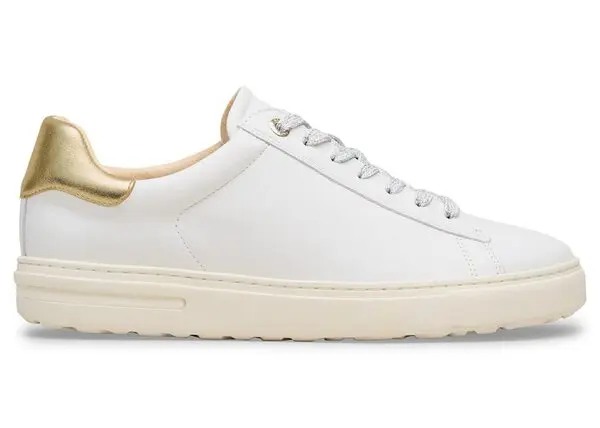 BIRKENSTOCK Bend Low Leatherin - White/gold
