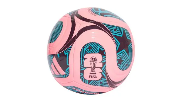 Adidas Fifa World Cup 2026 Trionda Club Ball - Beam Pink/noble Red/blue