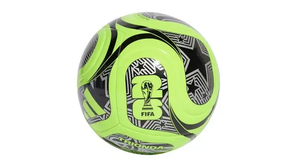 Adidas Fifa World Cup 2026 Trionda Club Ball - Lucid Lemon/black/silver Metallic