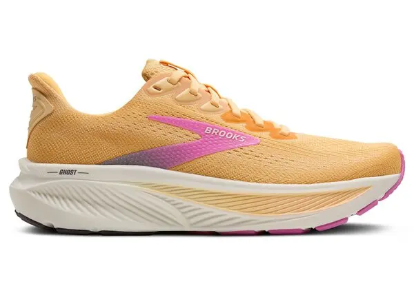 Brooks Ghost 17 - Apricot/grey/pink
