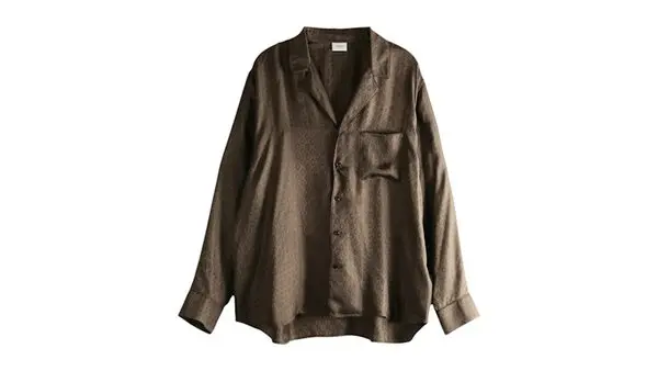 Saint Laurent Notched Collar Pajama Shirt