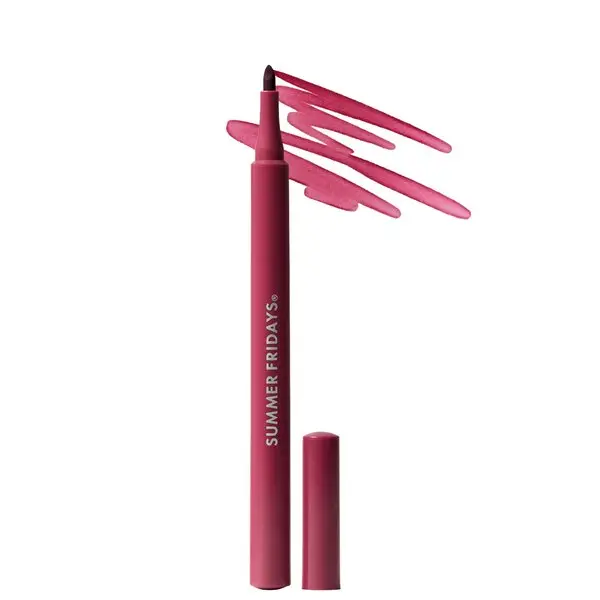 Summer Fridays Flushed Lip Stain 12hr Long-lasting Lip Tint - Plum - Cool Berry