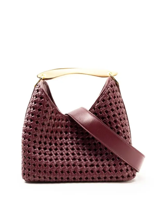 ELLEME Boomerang Large Woven Leather Handbag