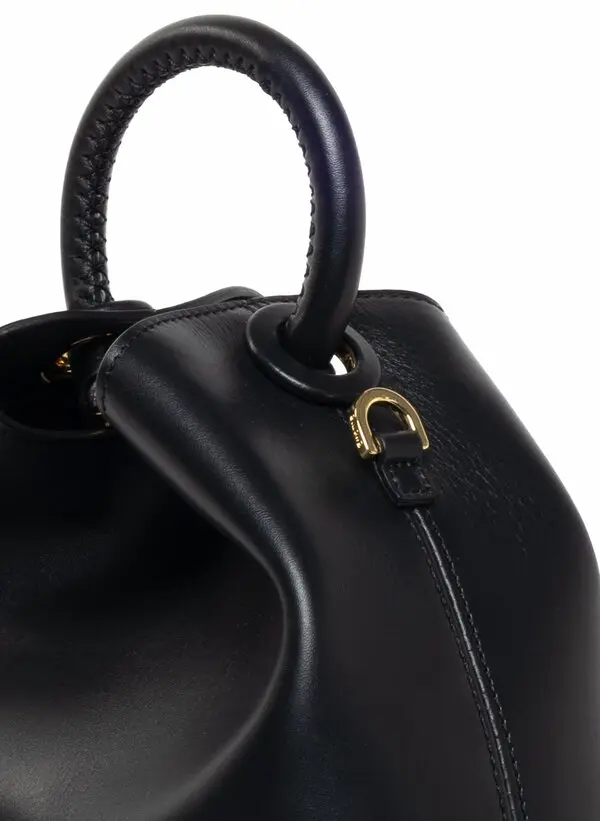 ELLEME Baozi Leather Handbag - Black