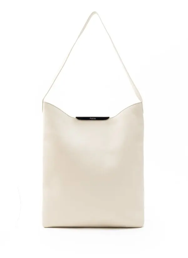 ELLEME Gemini Leather Tote - Sesame