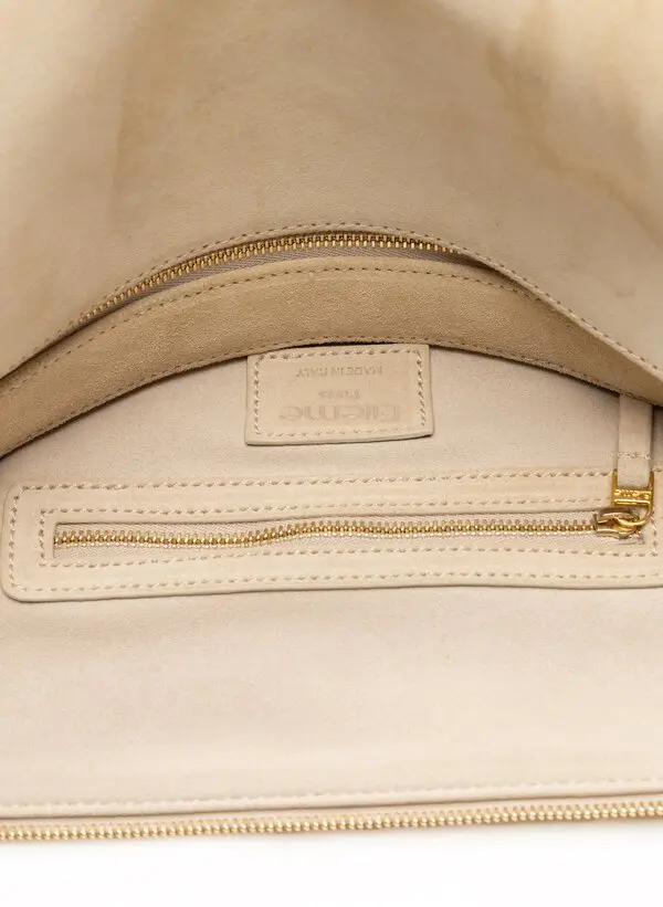 ELLEME Trousse Large Suede - Sand