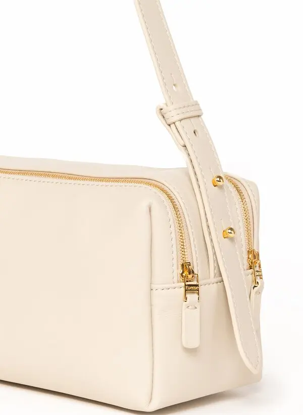 ELLEME Trousse Pebbled Leather - Sesame