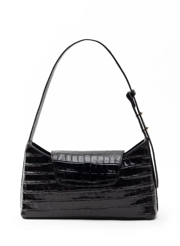 ELLEME Envelope Croco Embossed Leather