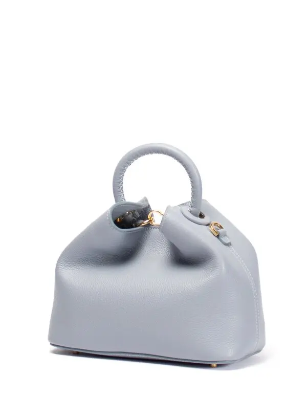 ELLEME Baozi Pebbled Leather Bag - Grey Blue