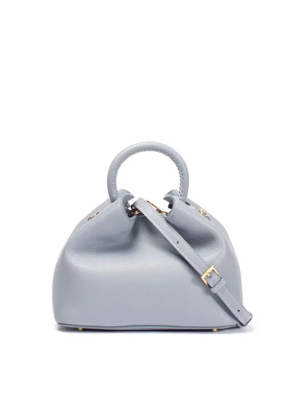 ELLEME Baozi Pebbled Leather Bag - Grey Blue