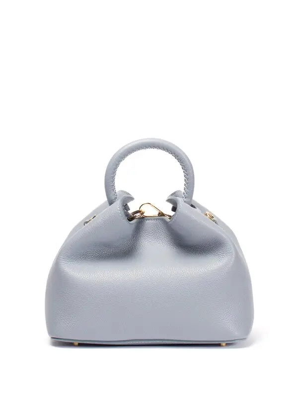 ELLEME Baozi Pebbled Leather Bag - Grey Blue