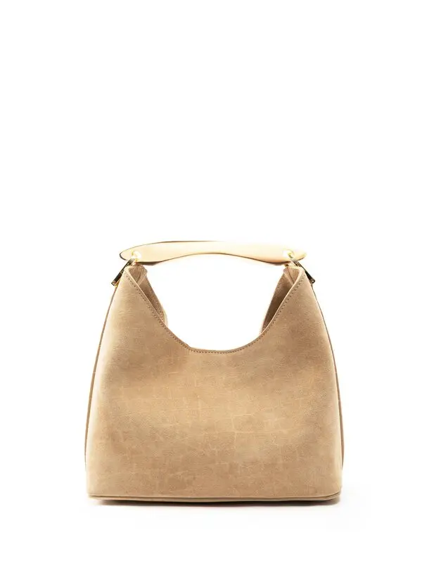 ELLEME Boomerang Small Croco Suede - Beige