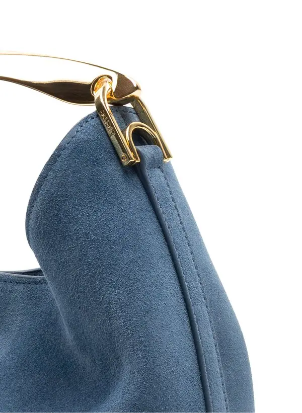 ELLEME Small Boomerang Suede - Marine