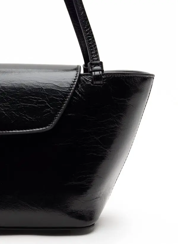 ELLEME Courrier Tote Vintage Leather - Black