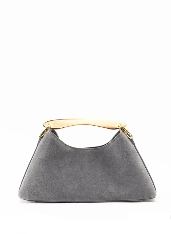ELLEME Mini Boomerang Suede Handbag - Grey