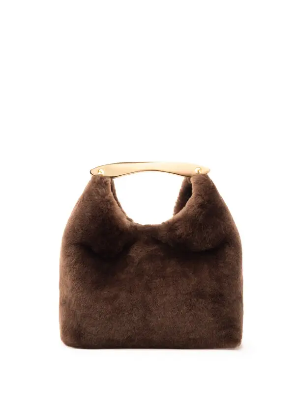 ELLEME Small Boomerang Shearling - Brownie