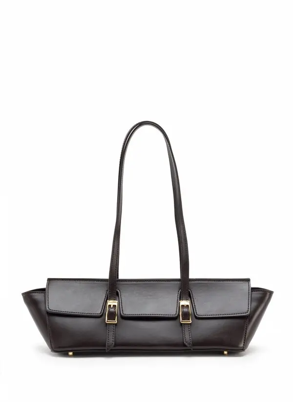 ELLEME Le Bateau Leather Shoulder Bag - Tabacco