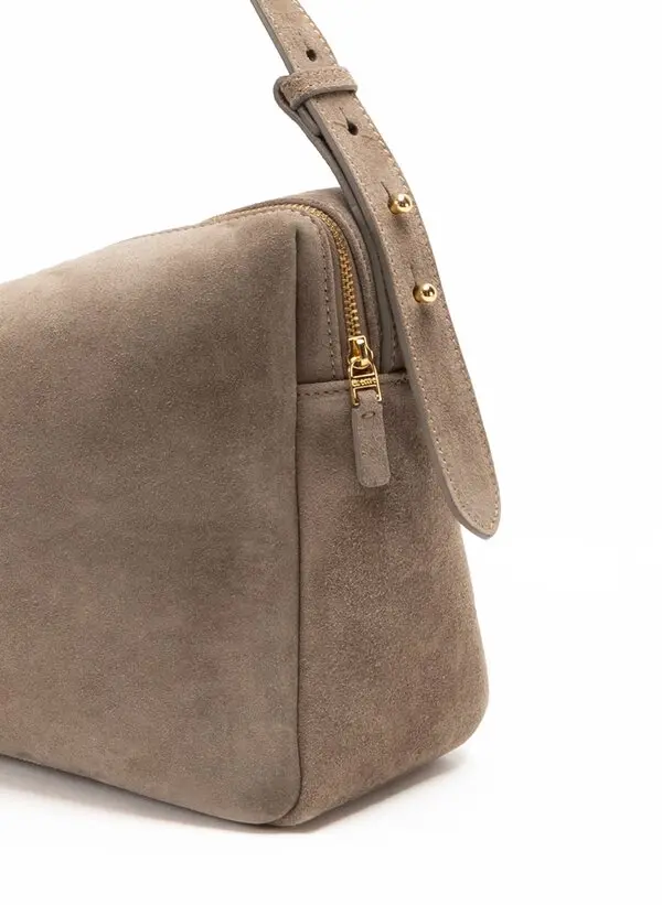 ELLEME Trousse Large Suede - Taupe