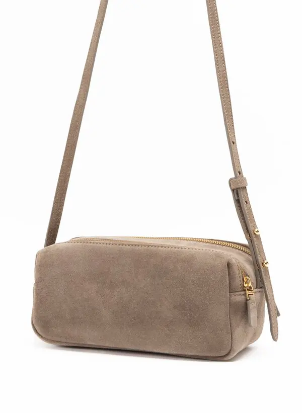 ELLEME Mini Trousse Suede - Taupe