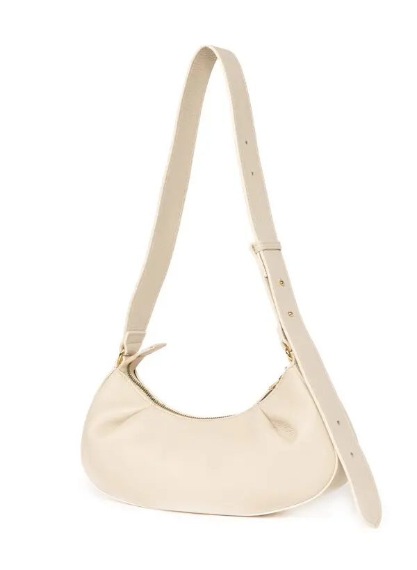 ELLEME Dimple Moon Pebbled Leather Bag