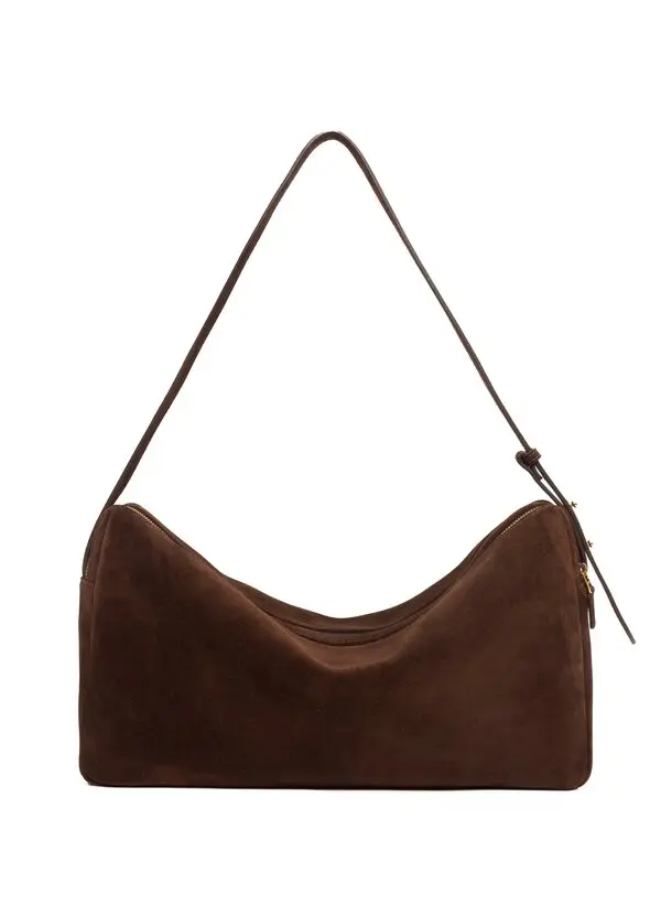 ELLEME Trousse Large Suede - Brownie
