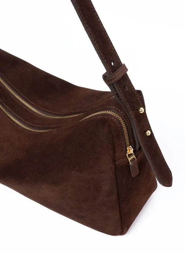 ELLEME Trousse Large Suede - Brownie
