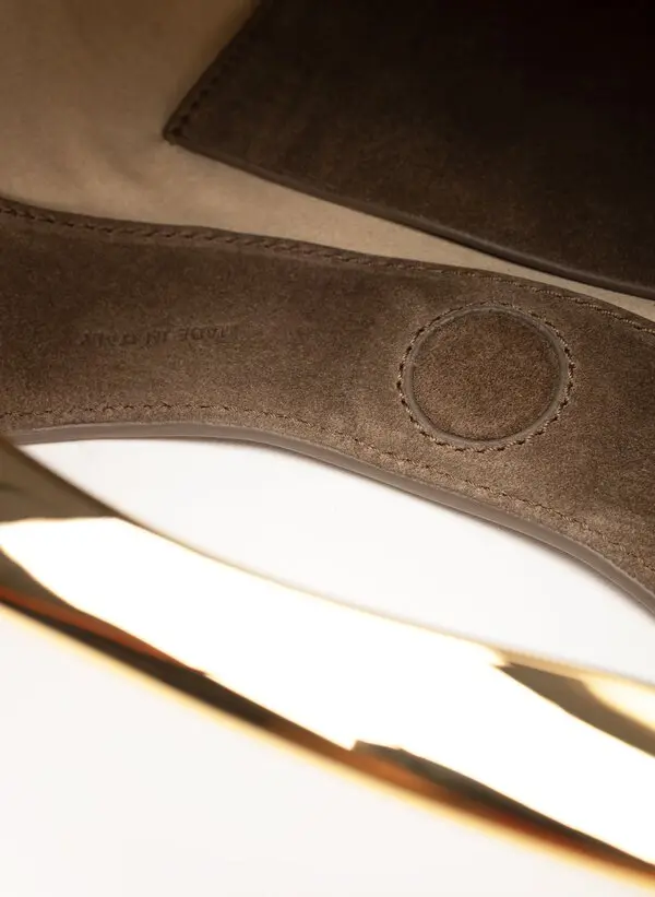 ELLEME Small Boomerang Suede - Taupe