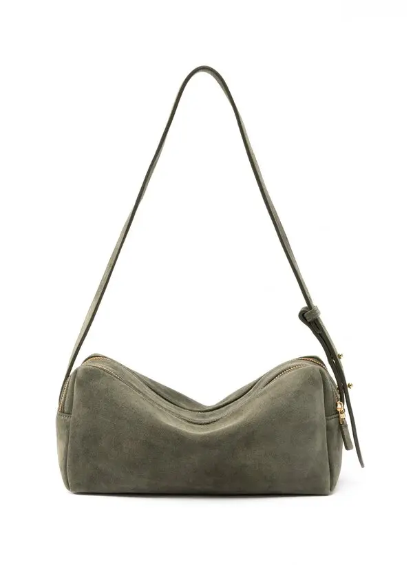 ELLEME Trousse Suede Bag - Khaki