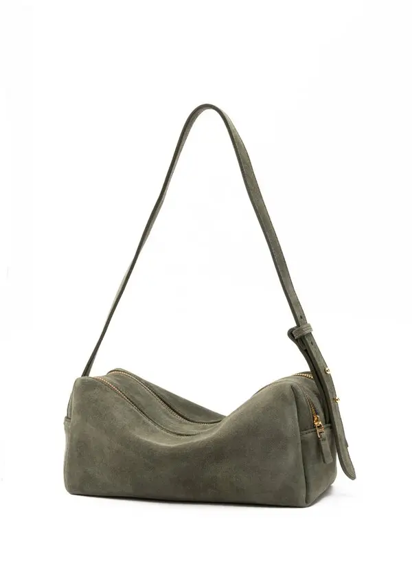 ELLEME Trousse Suede Bag - Khaki