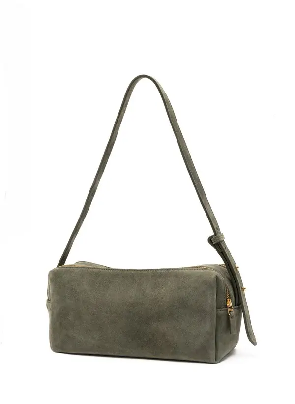 ELLEME Trousse Suede Bag - Khaki