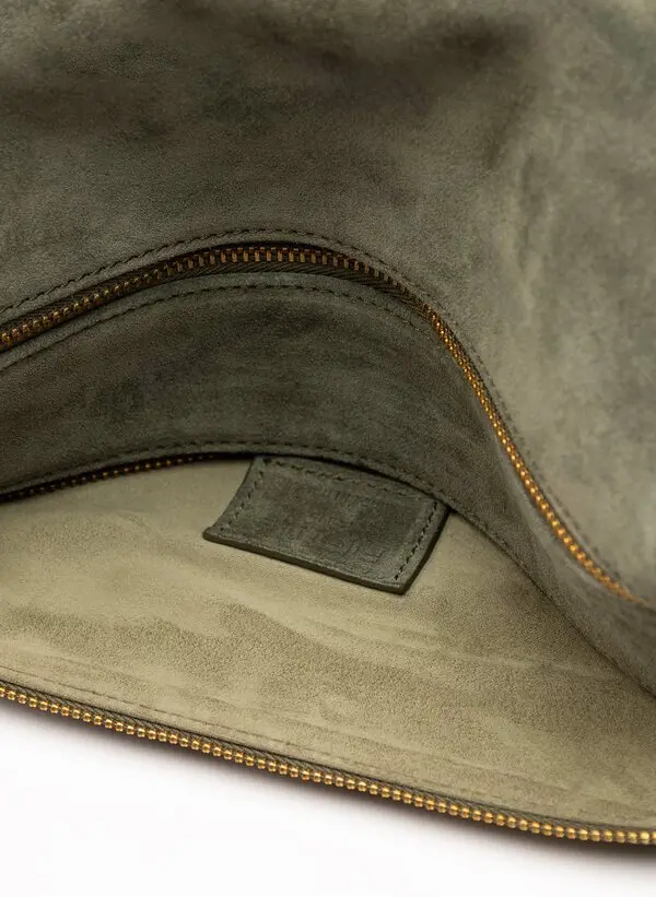 ELLEME Trousse Suede Bag - Khaki