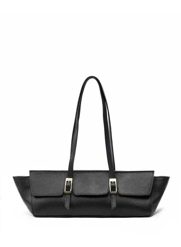 ELLEME Le Bateau Pebbled Leather - Black
