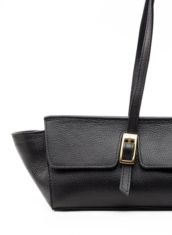 ELLEME Le Bateau Pebbled Leather - Black