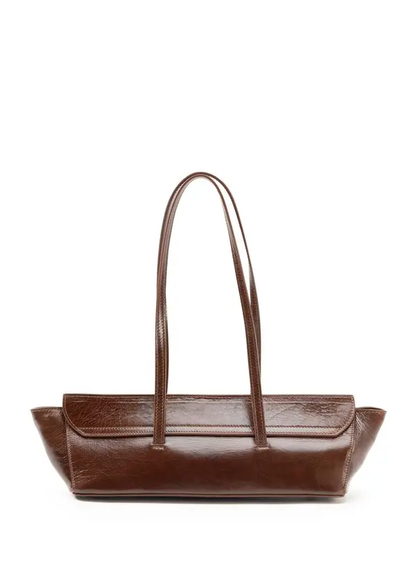 ELLEME Le Bateau Vintage Leather Shoulder Bag - Mocha