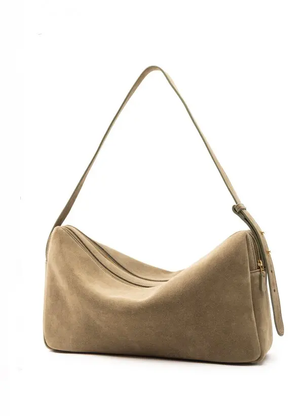 ELLEME Trousse Large Suede - Truffle