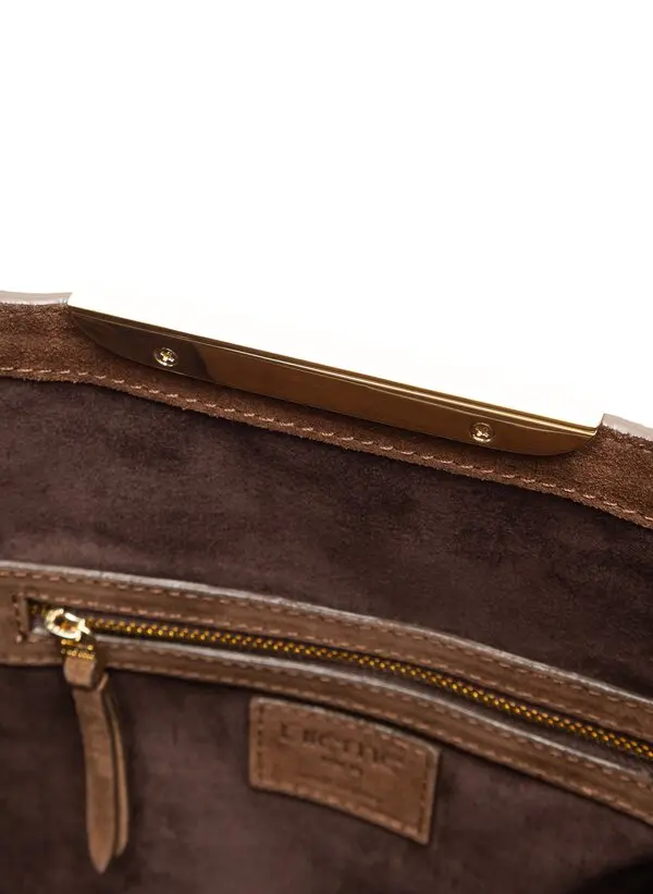 ELLEME Gemini Suede Tote - Brownie