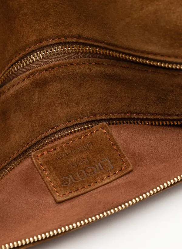 ELLEME Mini Trousse Suede - Cognac
