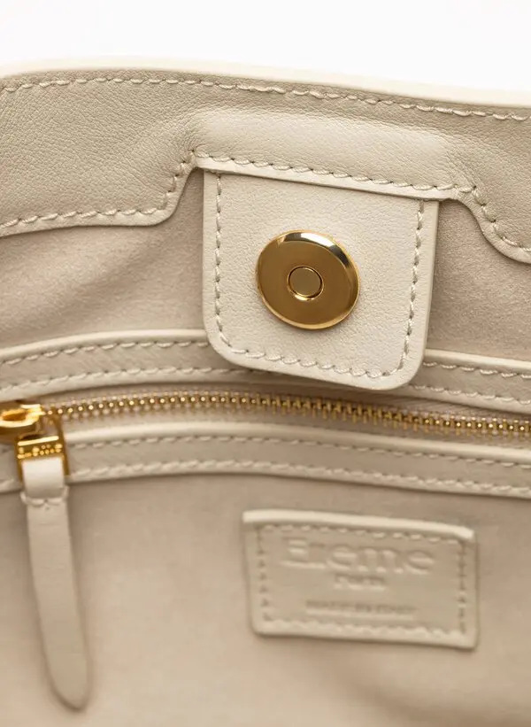 ELLEME Dimple Tote Leather - Sesame