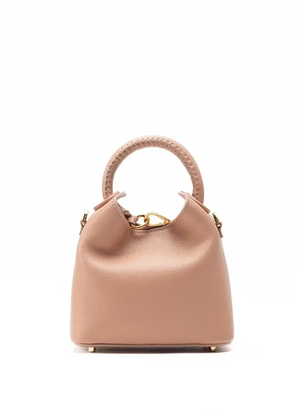 ELLEME Madeleine Pebbled Leather Bag - Dust Pink