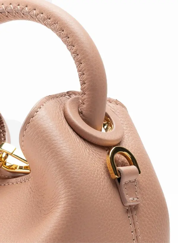 ELLEME Madeleine Pebbled Leather Bag - Dust Pink
